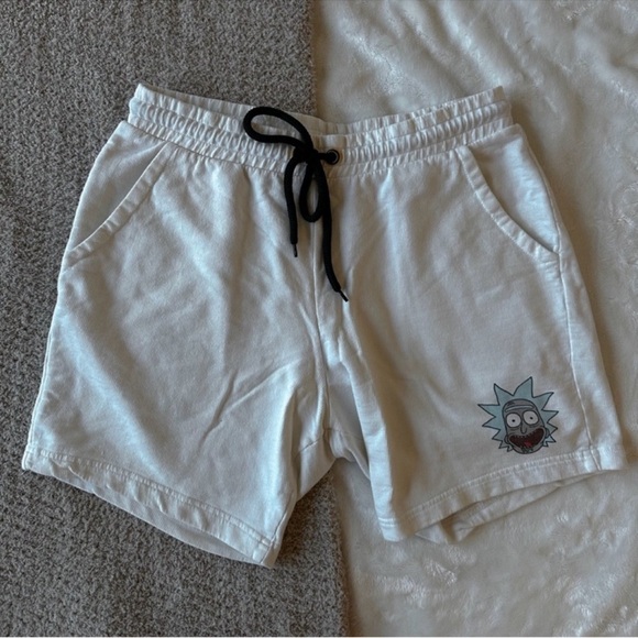 Shorts | Rick And Morty White Shorts | Poshmark